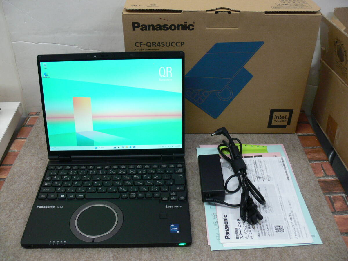Panasonic Let's note QR4 プレミアムエディション 5Gモデル CF-QR4SUCCP (i7 1370P/32GB/512GB SSD/12.4インチ WUXGA+ ...